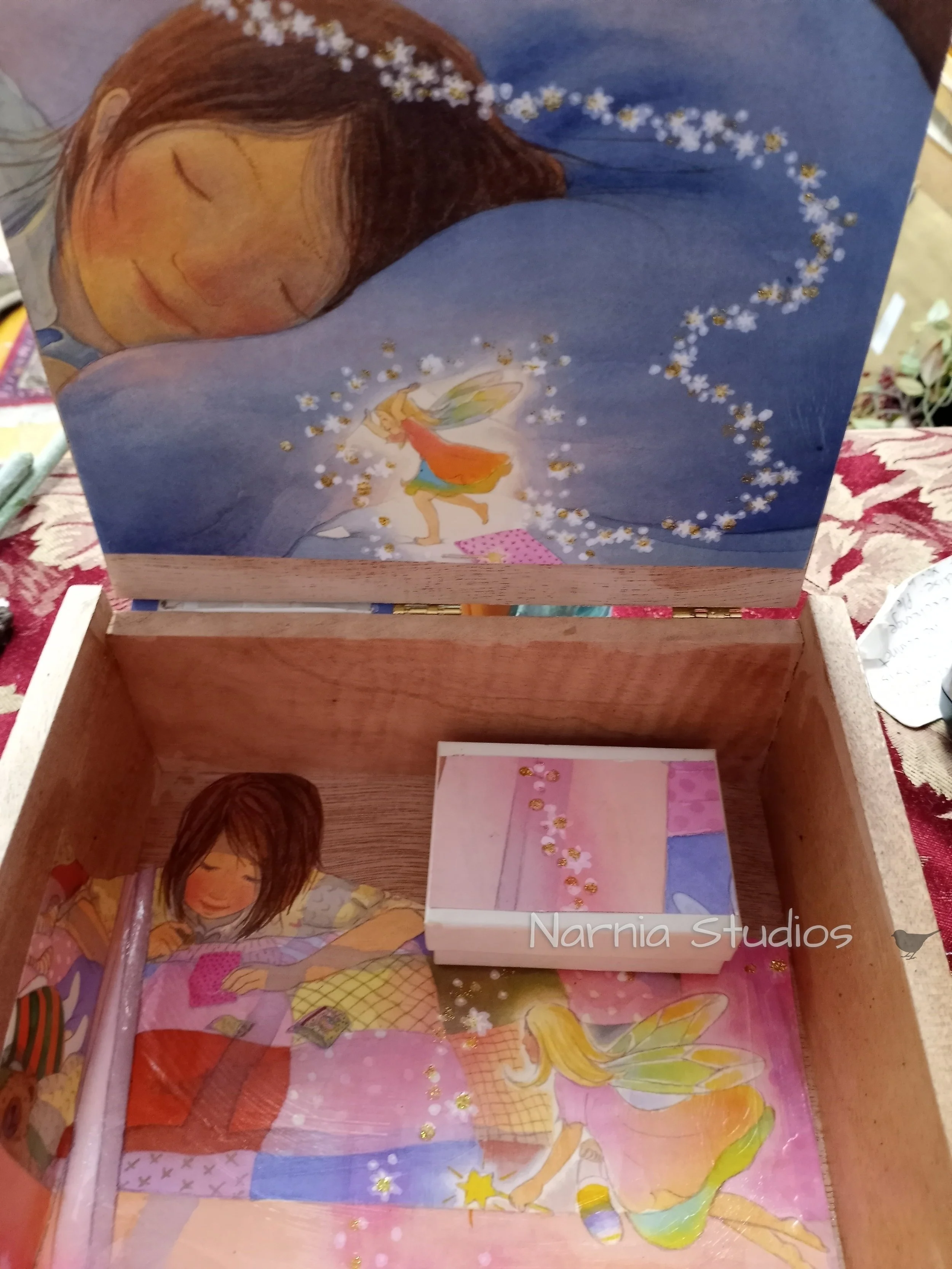 "Stained Glass" Treasure Box — Narnia Studios — American Made Treasures ...