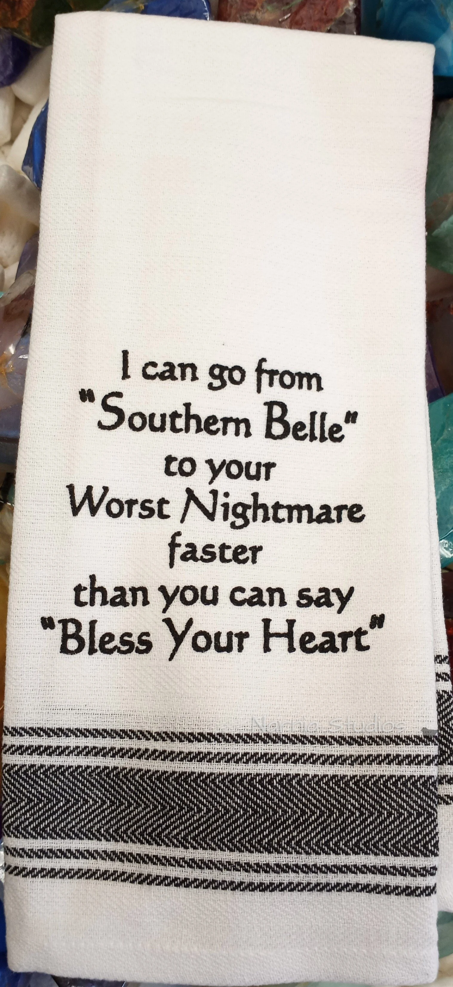 "Southern Belle" Wild Hare Tea Towels — Narnia Studios — American Made ...