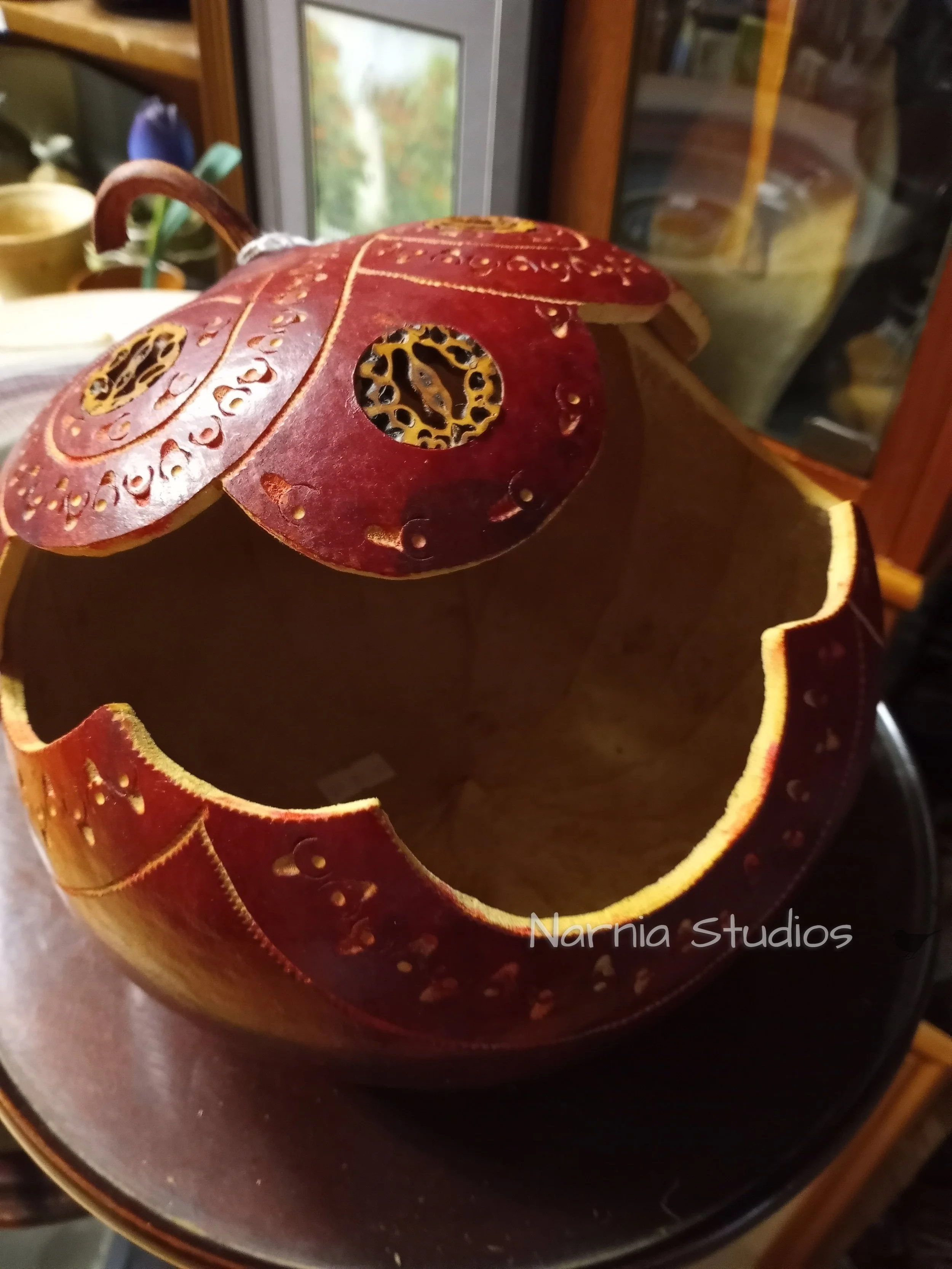 "Jeremiah Bullfrog" Hand Painted Gourds — Narnia Studios — American ...