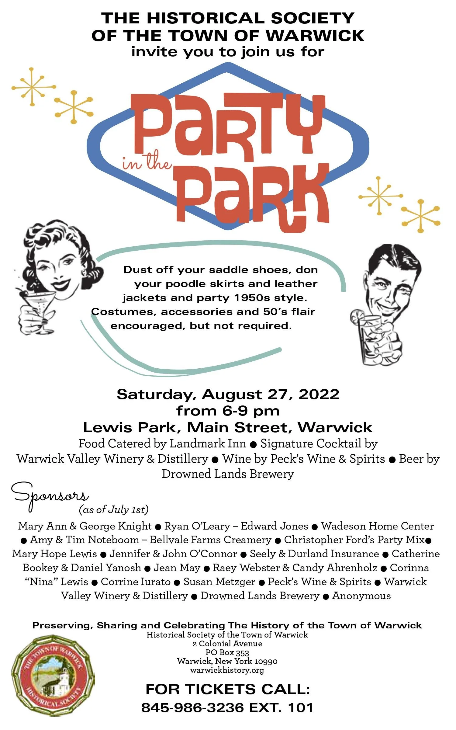 Calendar — The Warwick Historical Society