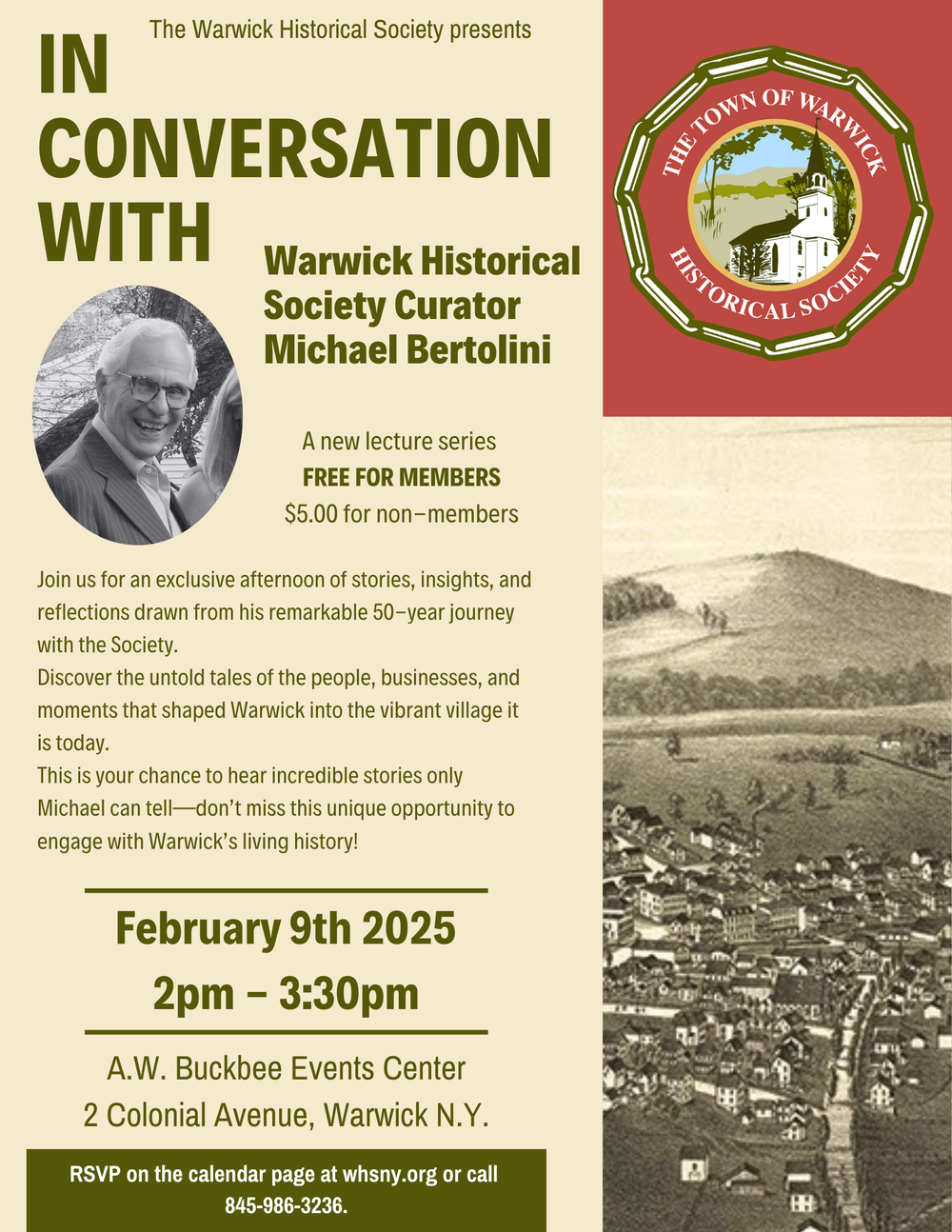 Calendar — The Historical Society of Warwick, New York
