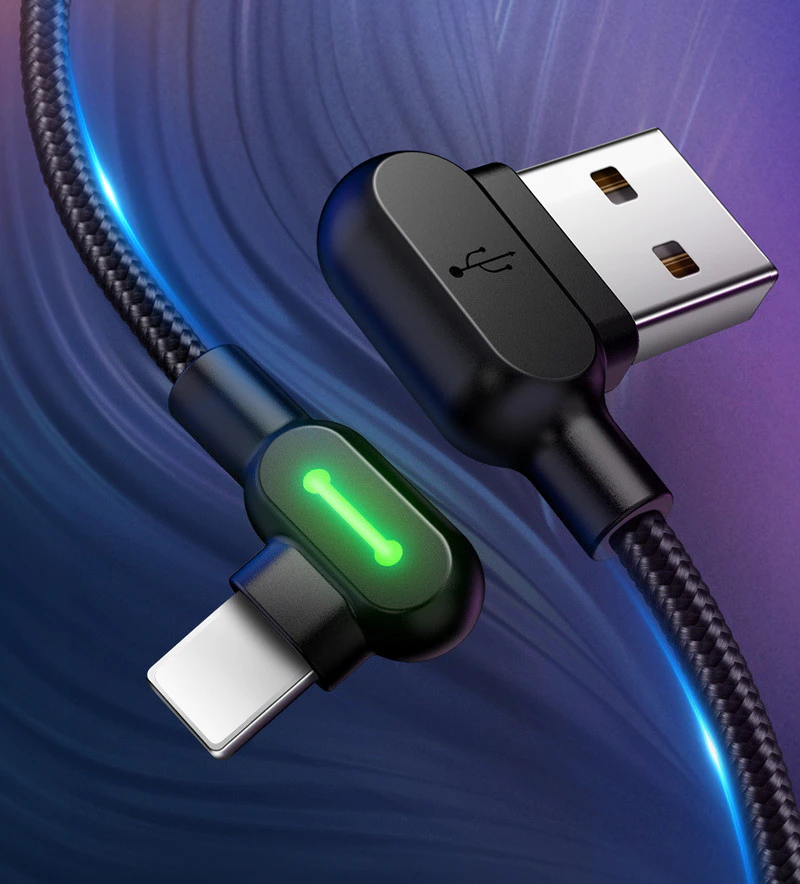 Mcdodo Right Angle 90 Degree Charging Cable for iPhone, L-shaped ...