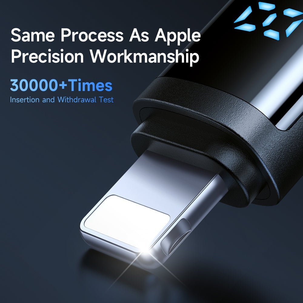 Mcdodo iPhone Cable USB-C to Lightning Charging Level Indicator LED ...