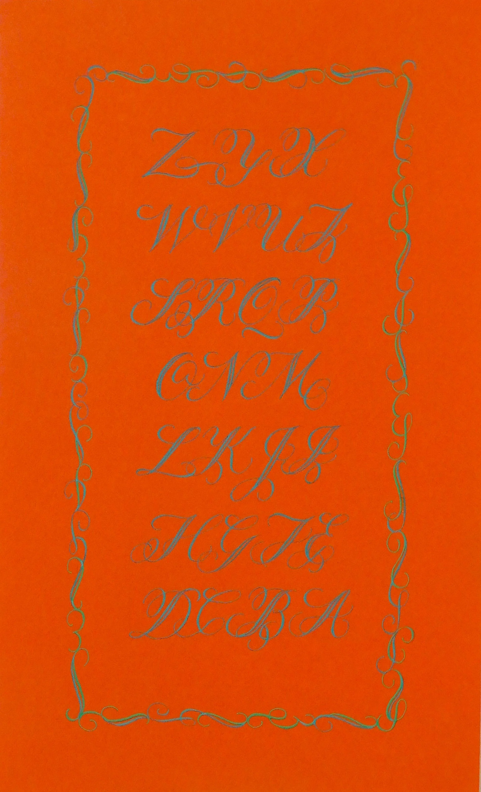 ELEANOR WINTERS - Reverse Alphabet, 2024 — The Art of Letters