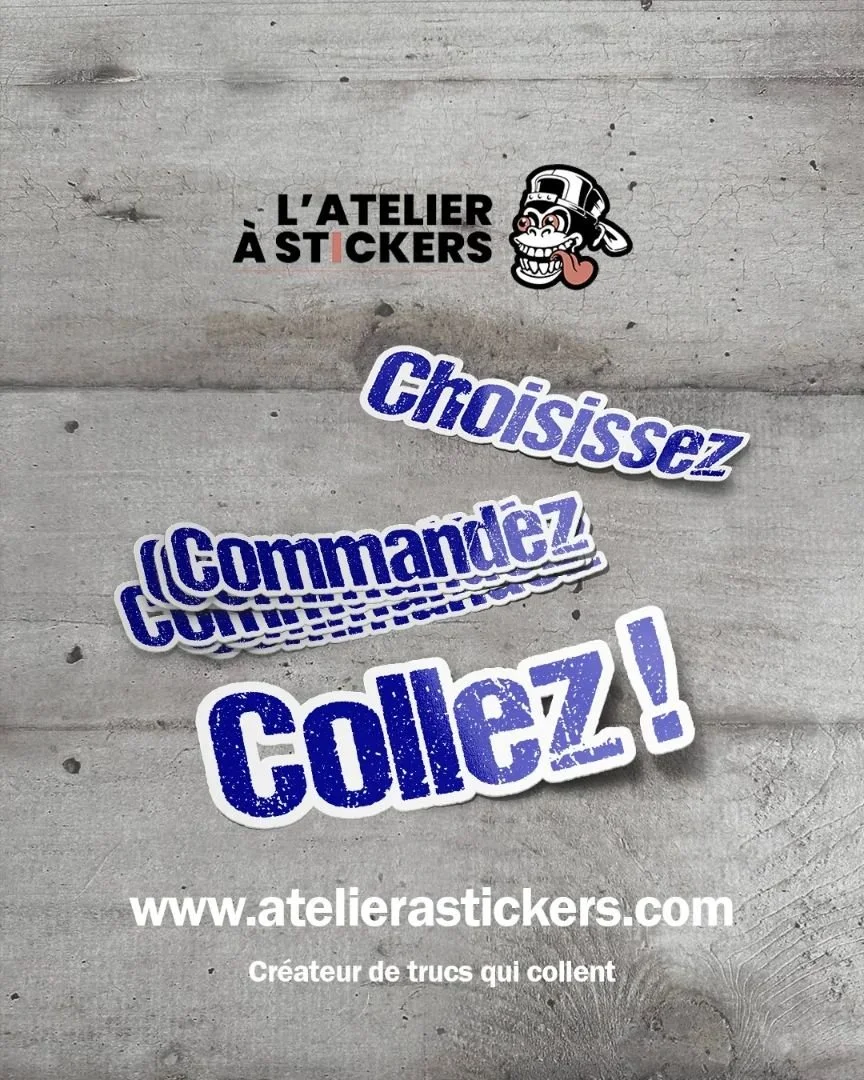 Stickers et autocollants vinyle personnalisés | L'Atelier à Stickers