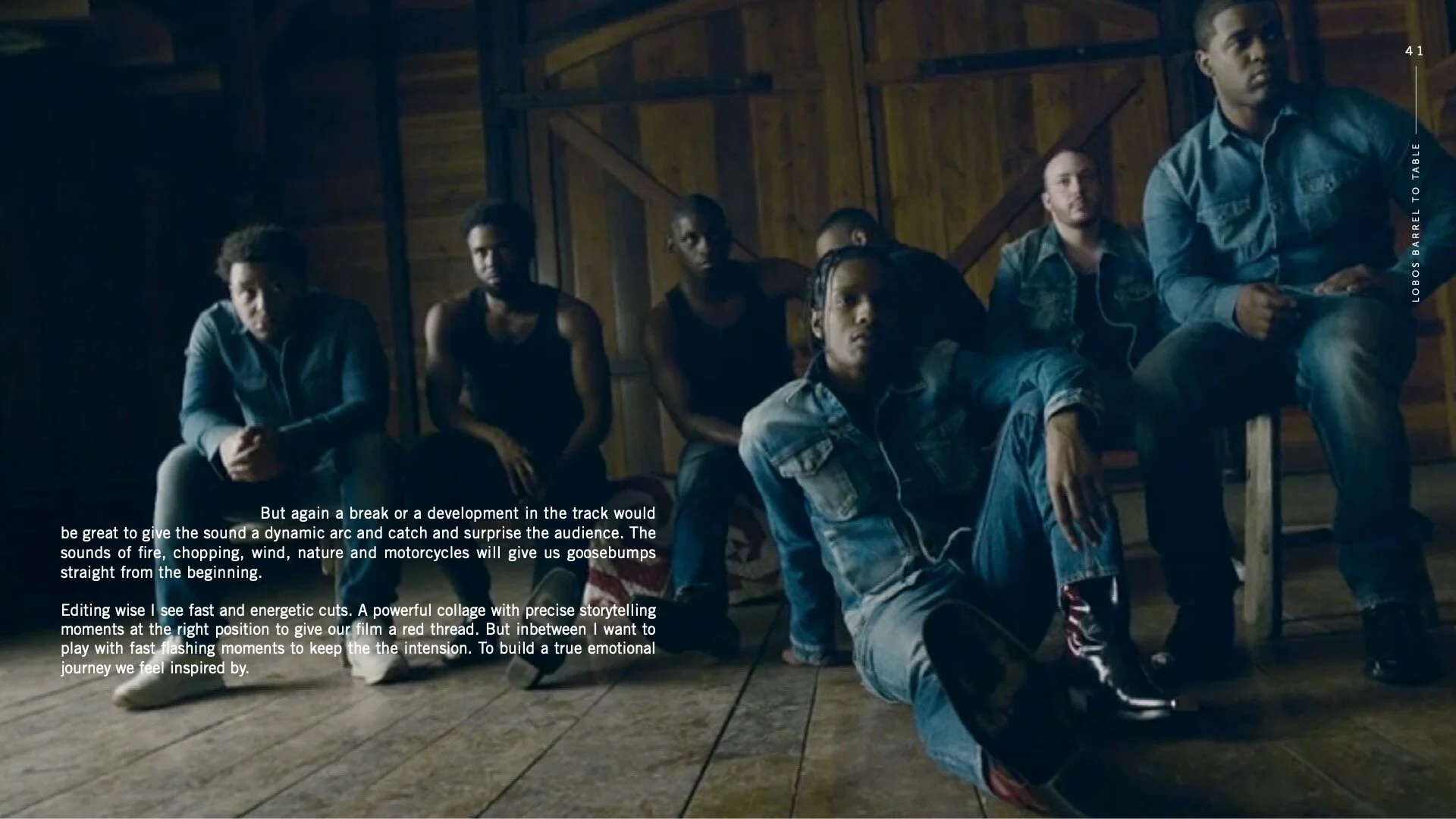 LINDSAY SUNADA DESIGNS DIRECTOR TREATMENTS — THE BETTERMENT SOCIETY