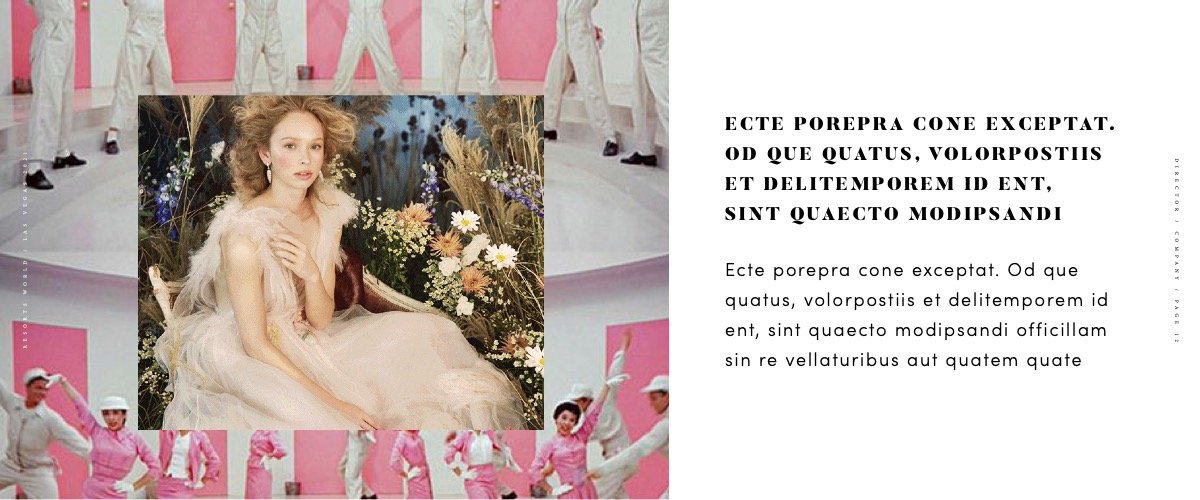 LINDSAY SUNADA DESIGNS DIRECTOR TREATMENTS — THE BETTERMENT SOCIETY