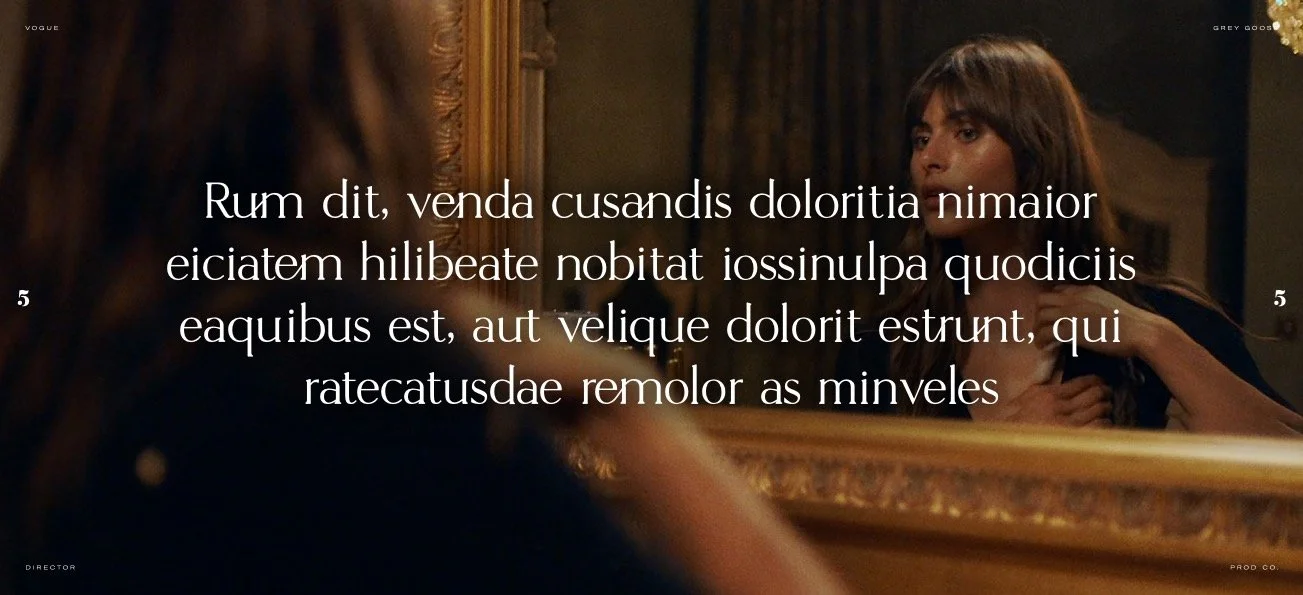 LINDSAY SUNADA DESIGNS DIRECTOR TREATMENTS — THE BETTERMENT SOCIETY