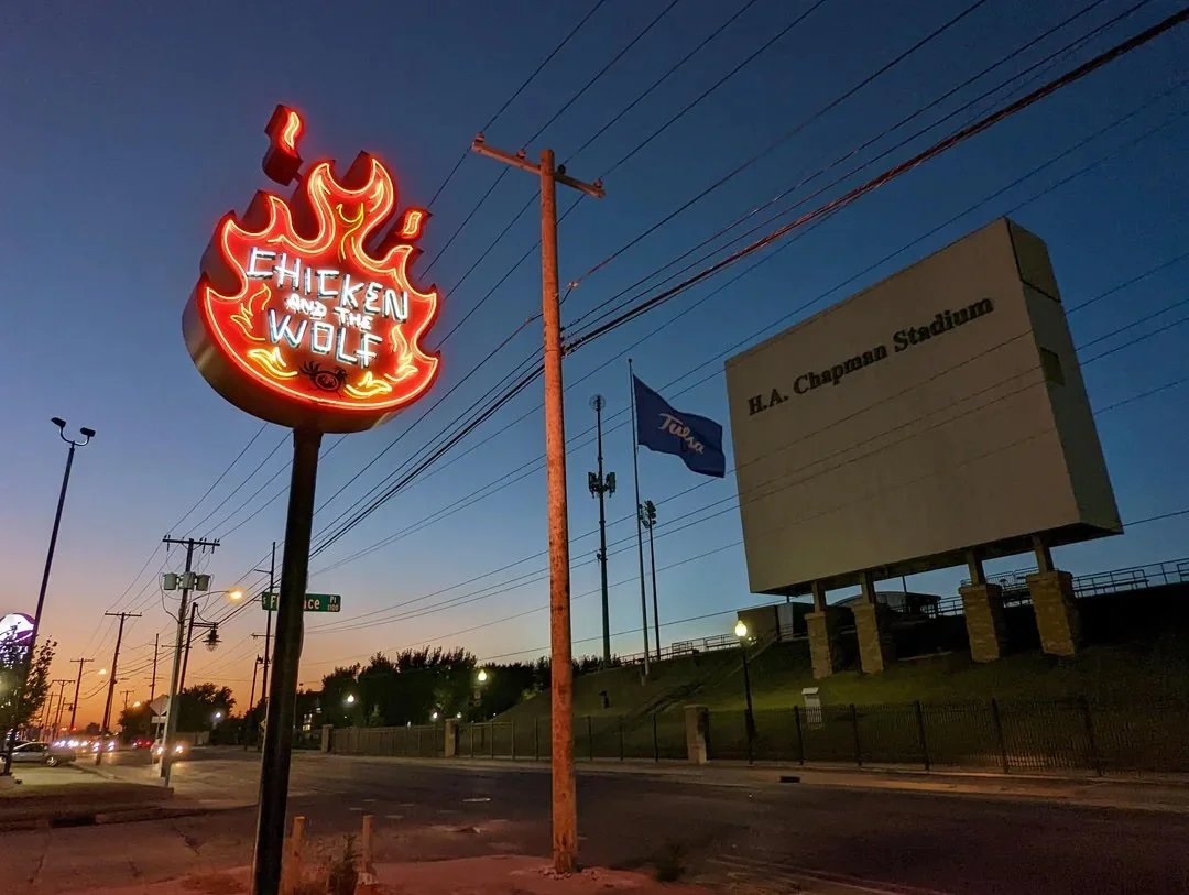 Neon Sign Tour — Tulsa Market District