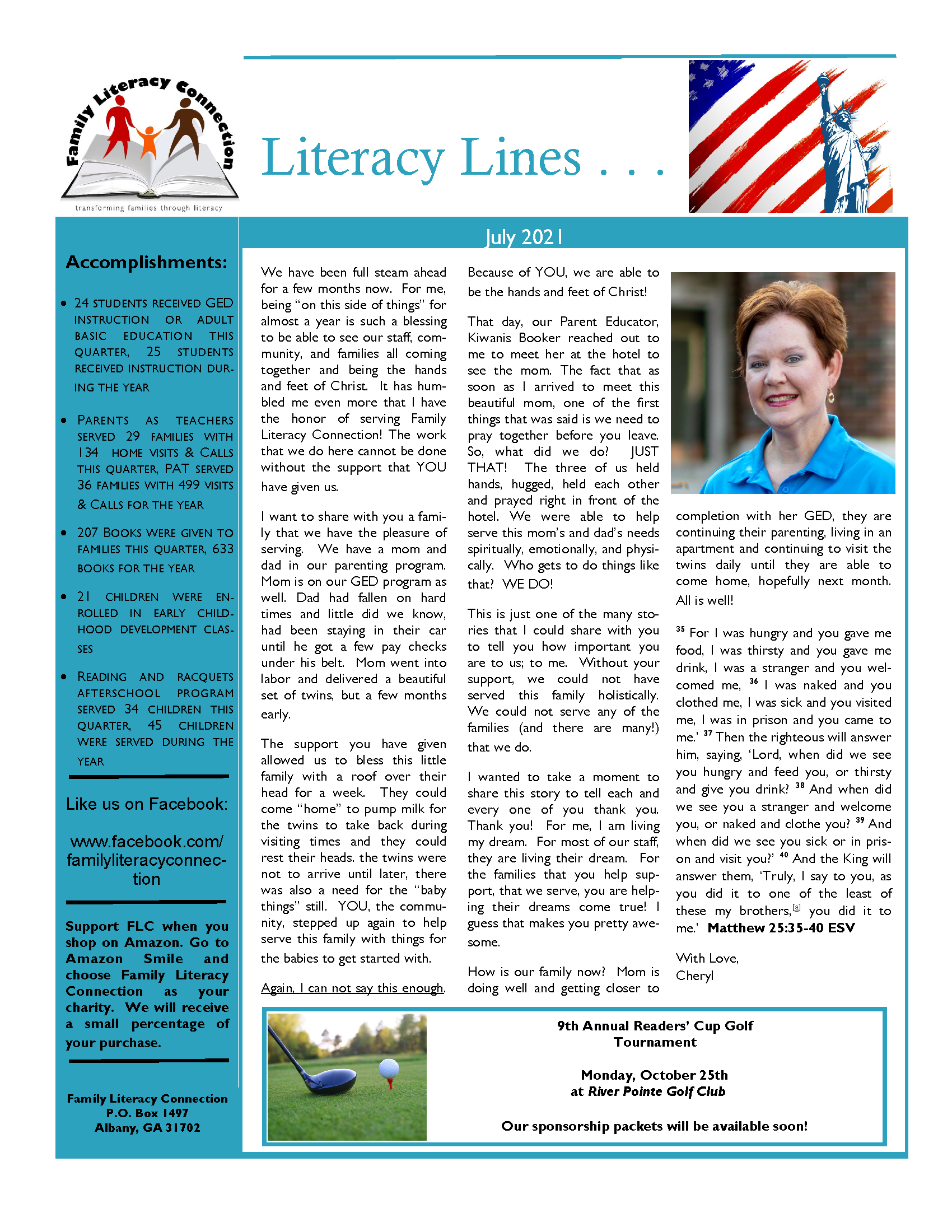 Newsletters — Family Literacy Connection