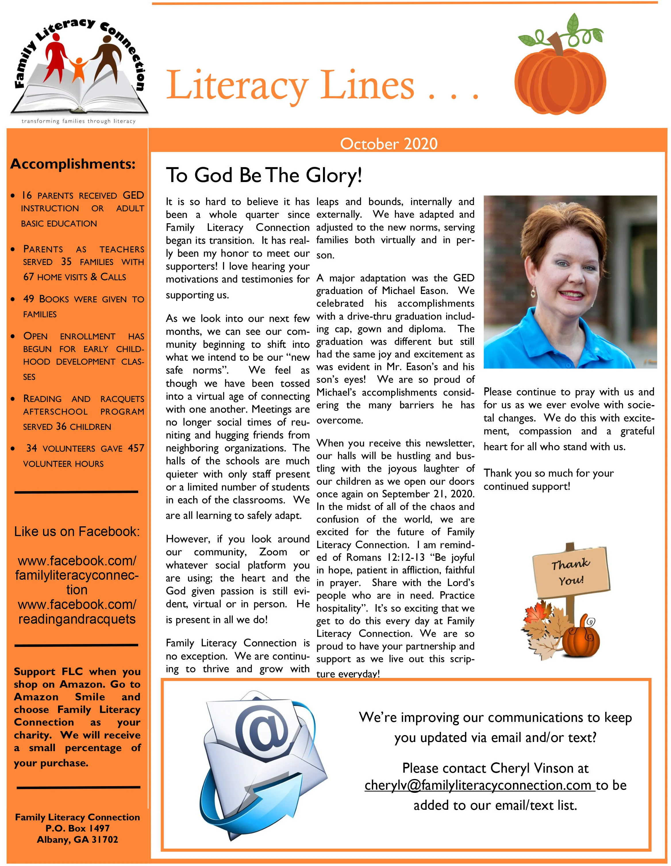 Newsletters — Family Literacy Connection