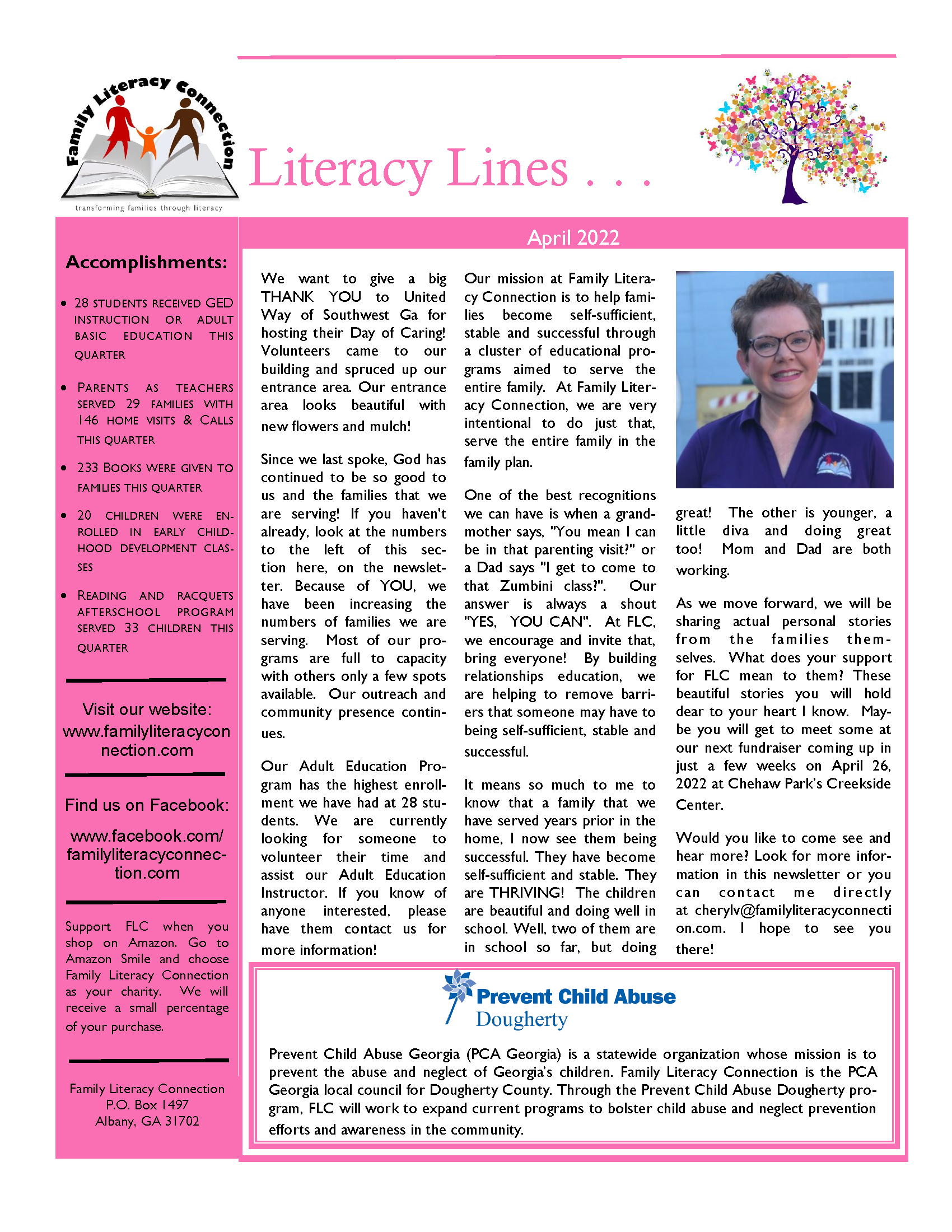 Newsletters — Family Literacy Connection