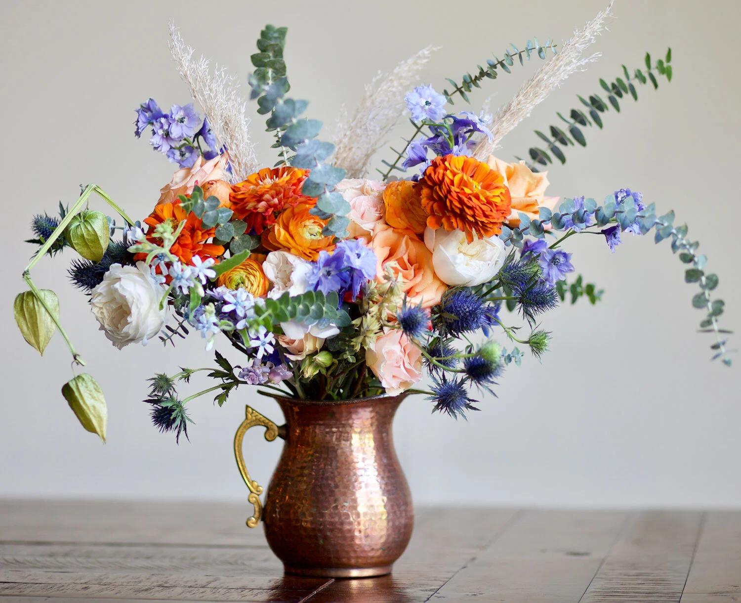 Diagonal Flower Arrangement Ideas