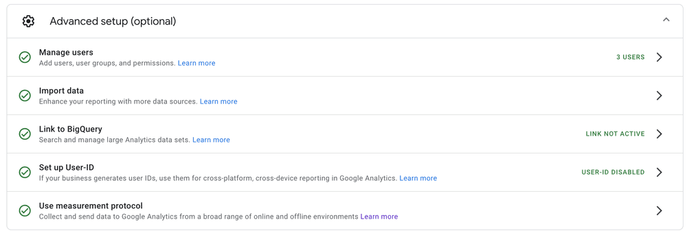 How to Complete GA4 Setup in Google’s Setup Assistant