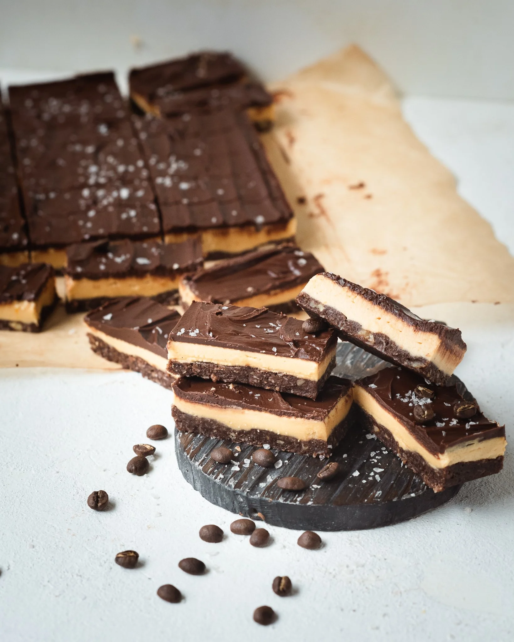 Chocolate Coffee Slice — Sally Frawley Photography
