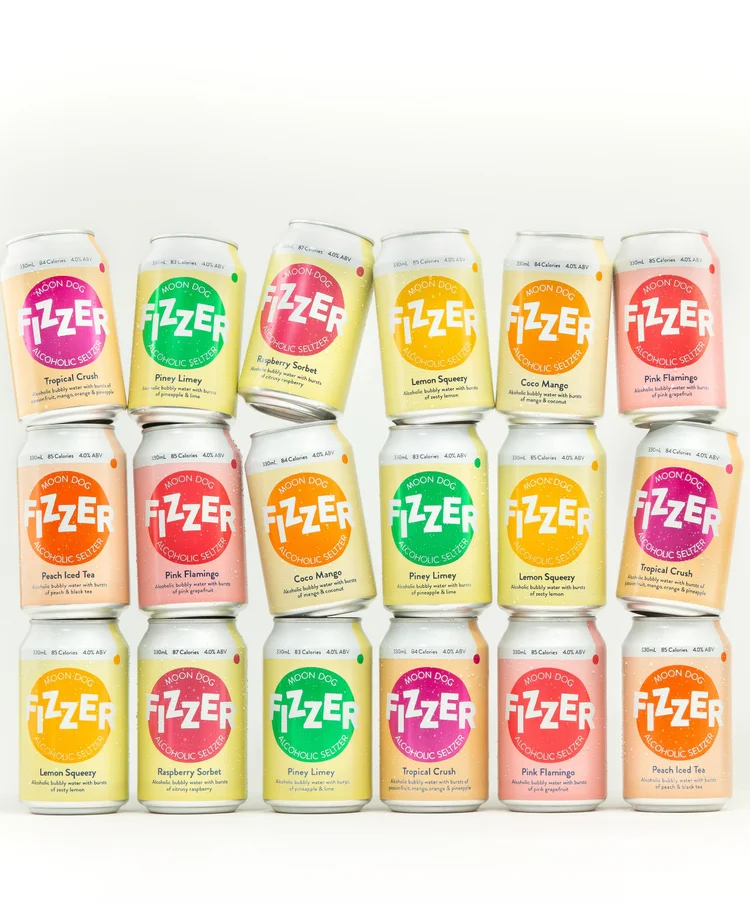 Moon Dog Fizzer Alcoholic Seltzer