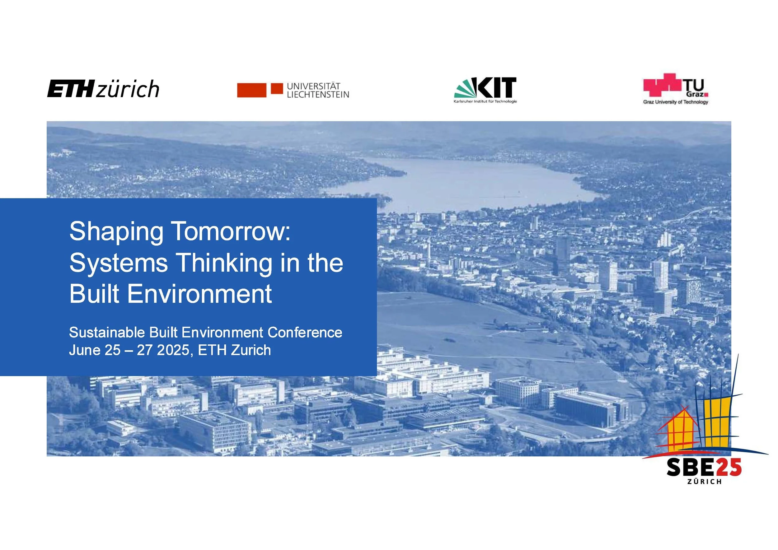 Call for Abstracts: Sustainable Built Environment Conference 2025, at ...