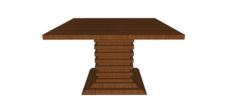 DIY Modern Farmhouse Dining Table Project Plans — WOODBREW