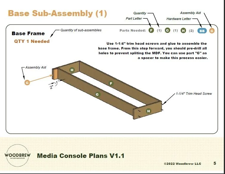 DIY Modern Farmhouse Dining Table Project Plans — Woodbrew by Dylan ...