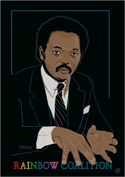 Black Americans In History - Jesse Jackson — Meneese Wall
