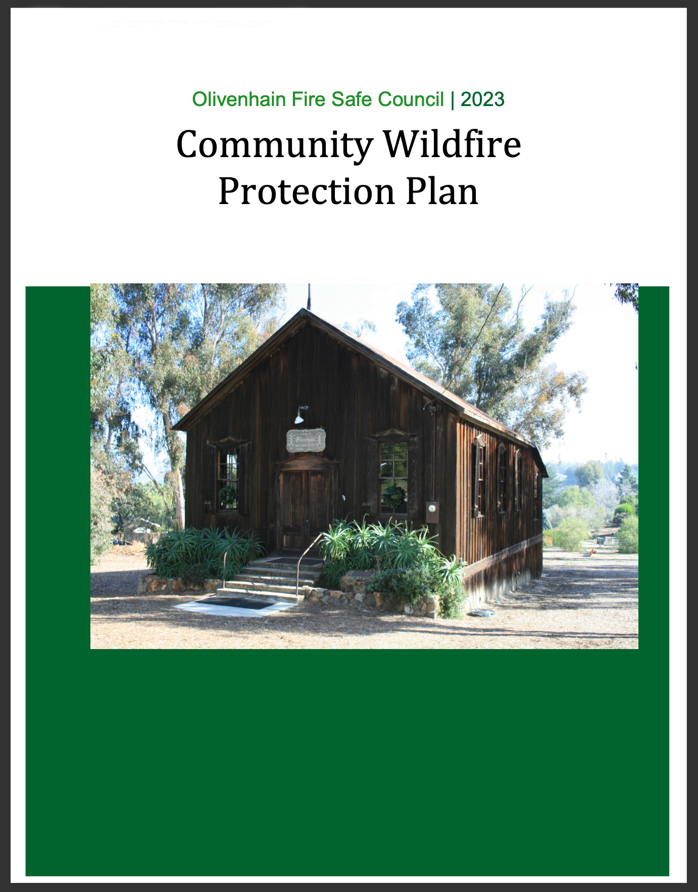 CWPP — Olivenhain Fire Safe Council