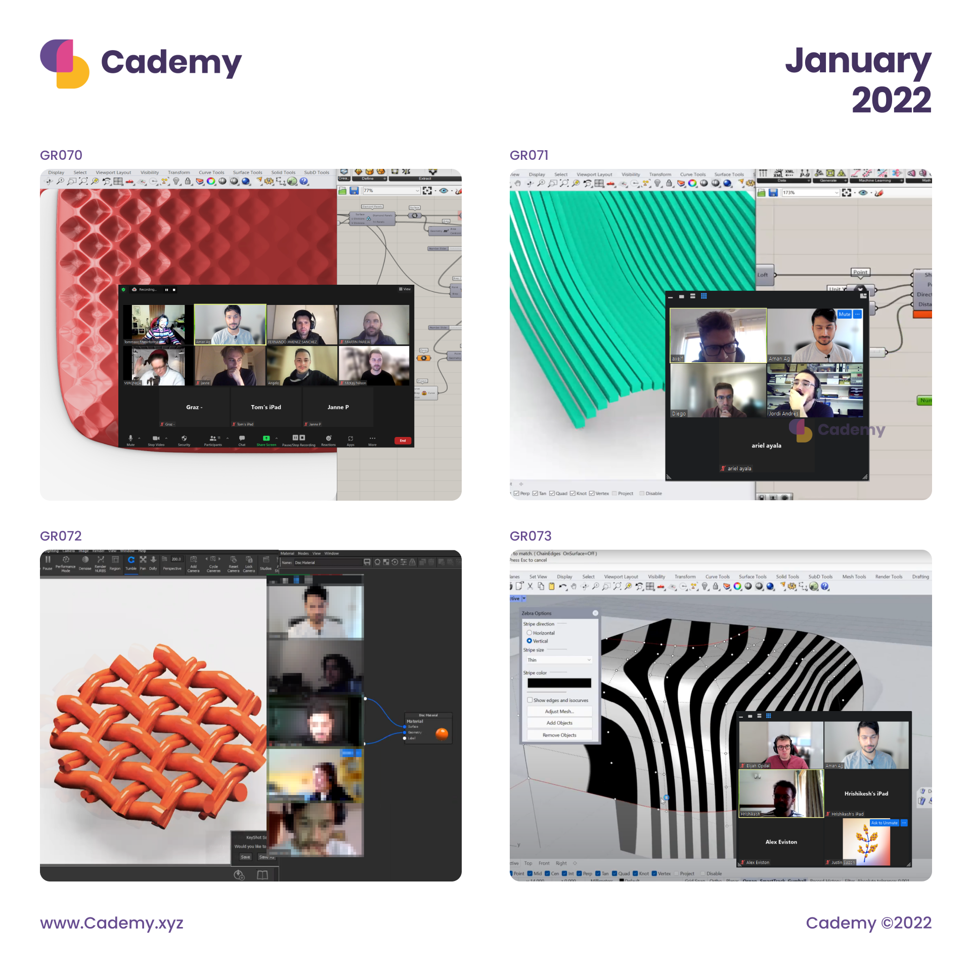 Past classes — Cademy