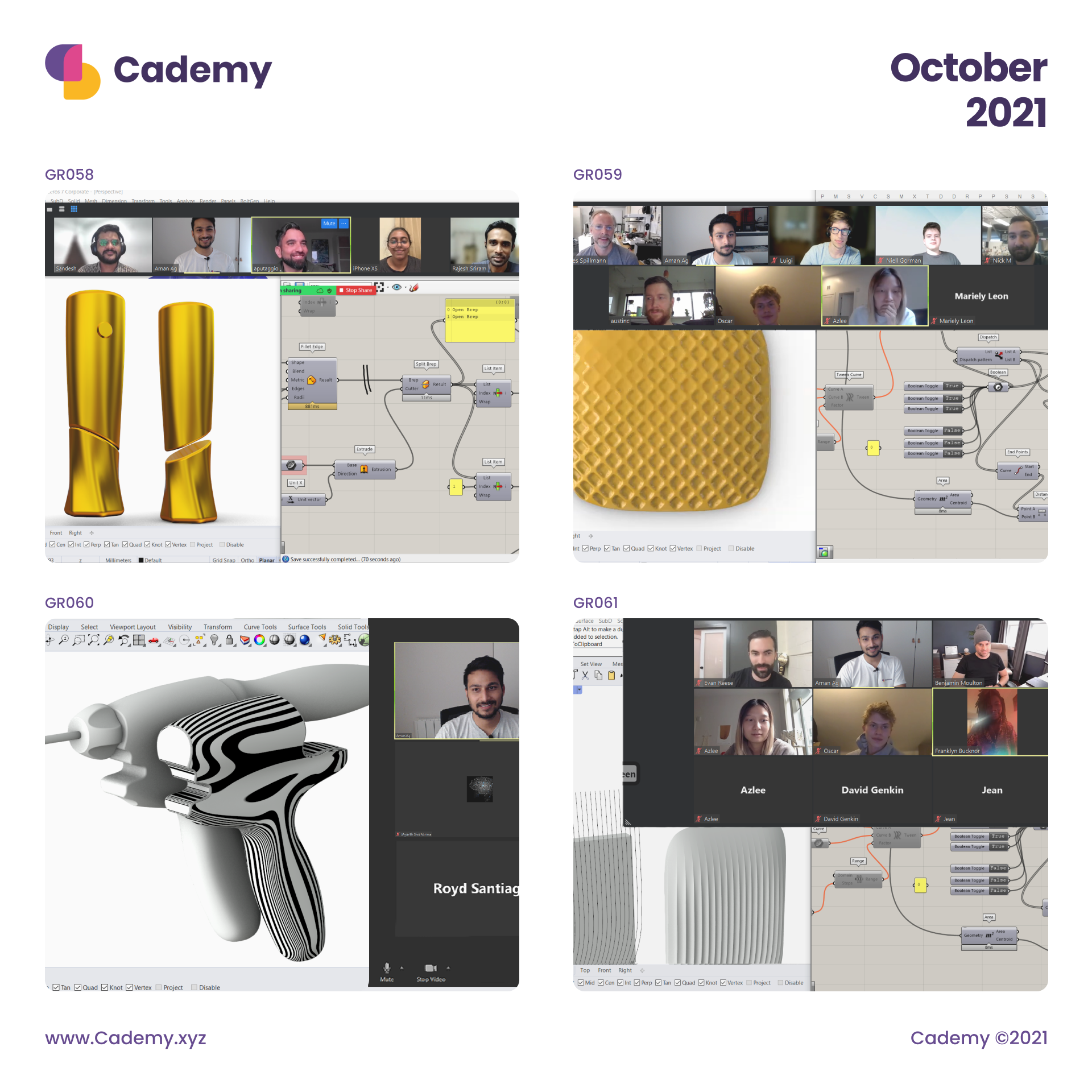 Past classes — Cademy