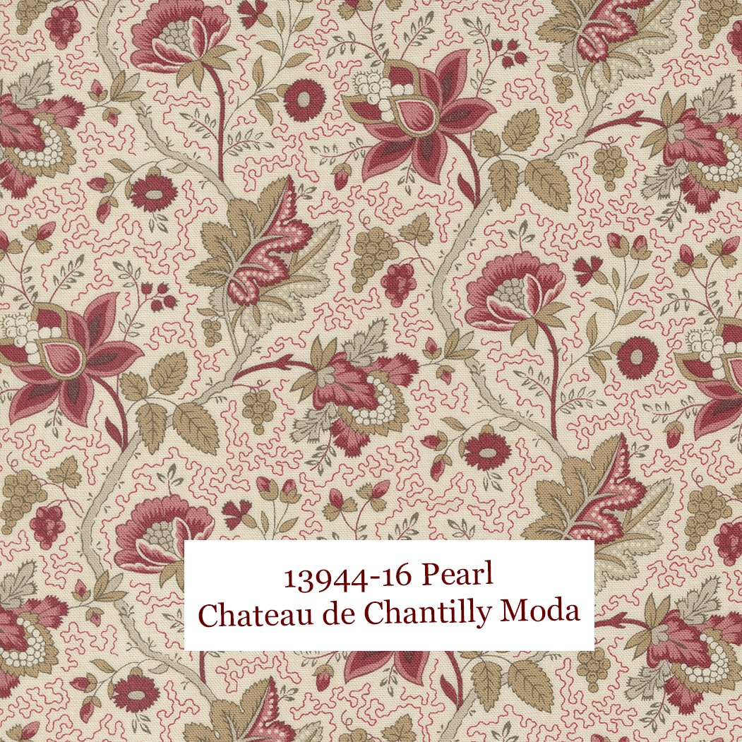 Chateau De Chantilly by French General for Moda — Redwork Plus/Scarlet ...