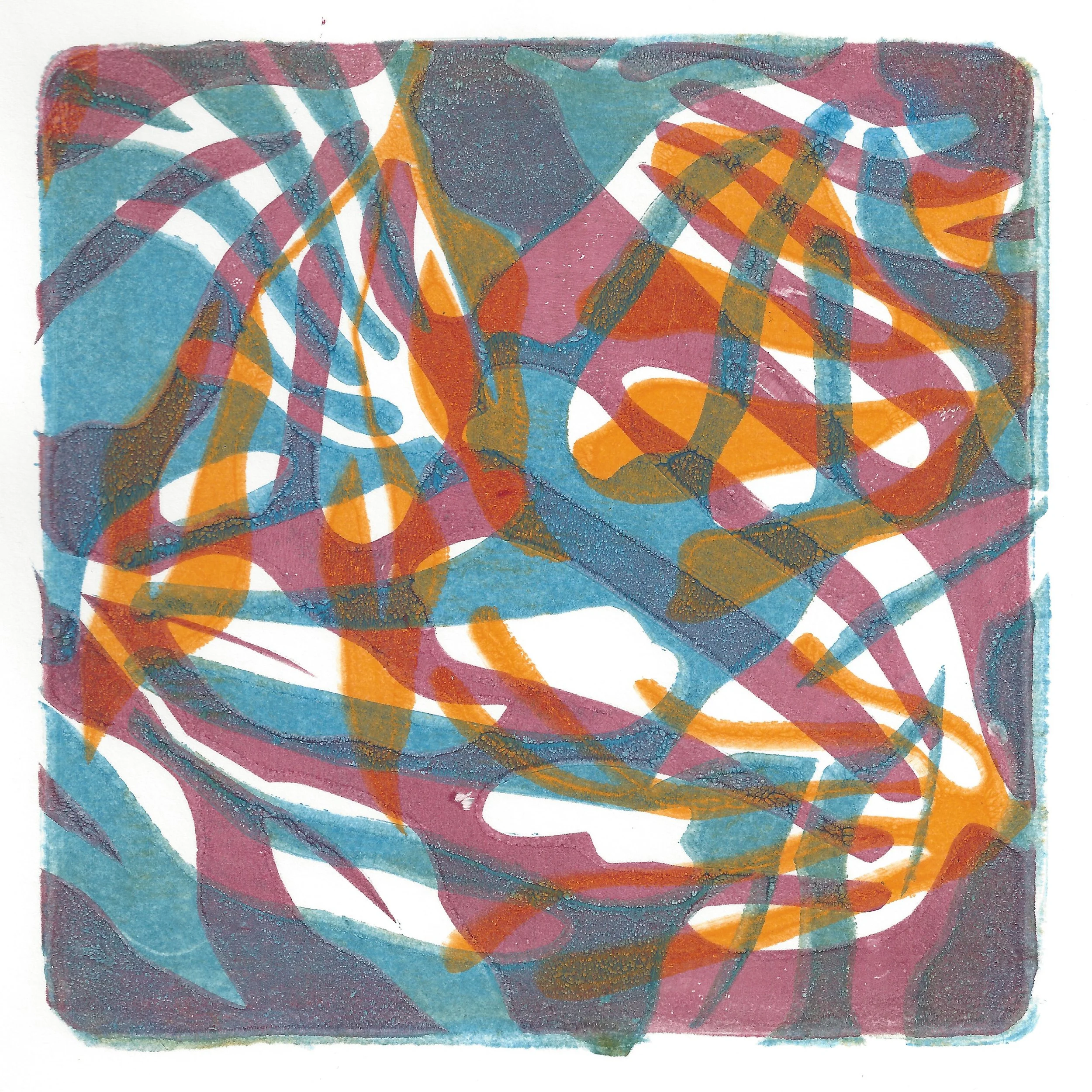 Abstract Shapes 21 (original print) — Studio Art Club