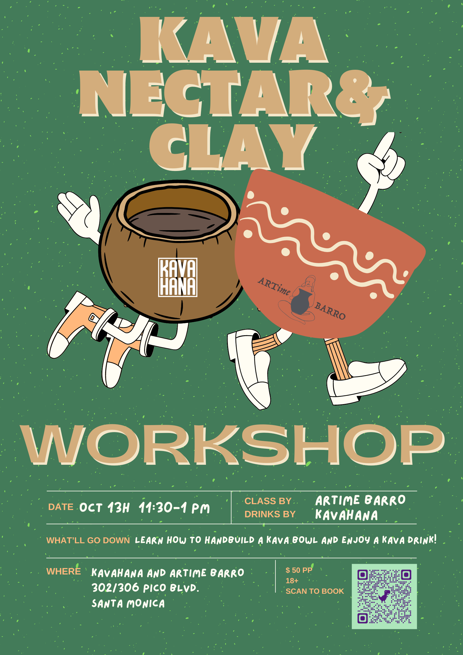 Kava Nectar and Clay Workshop — ARTime Barro
