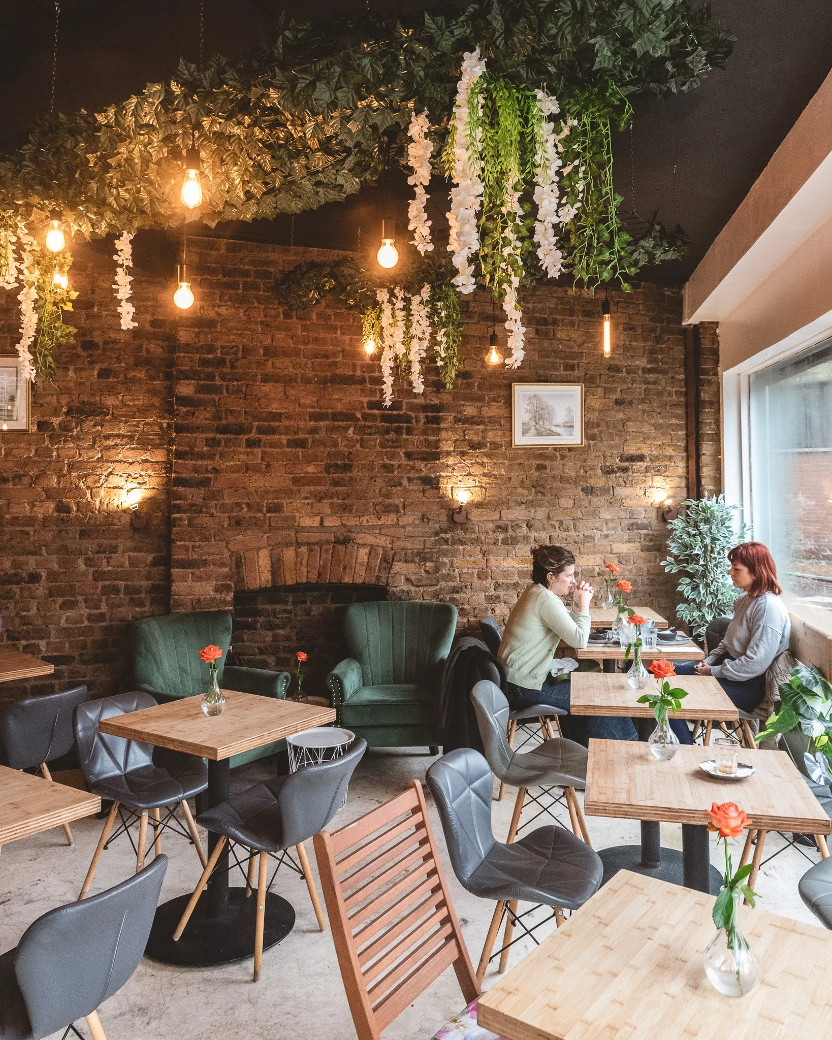 People In Garden Cafe Case Study: Hospital Cafe Gardens NHS Forest