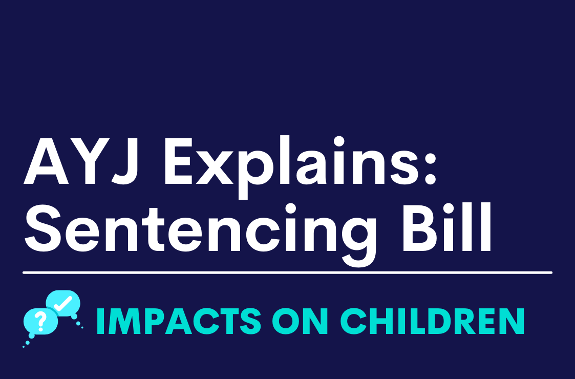 AYJ Explains: Sentencing Bill 2023 — AYJ, Alliance for Youth Justice