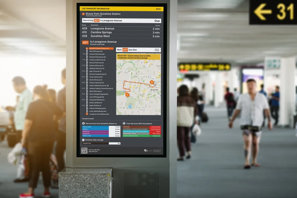 Transport for Victoria — PassageWay Smart Digital Signs