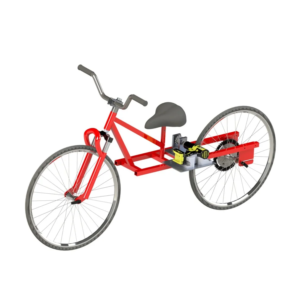 Drill-Powered Bicycle — Katie Schutt
