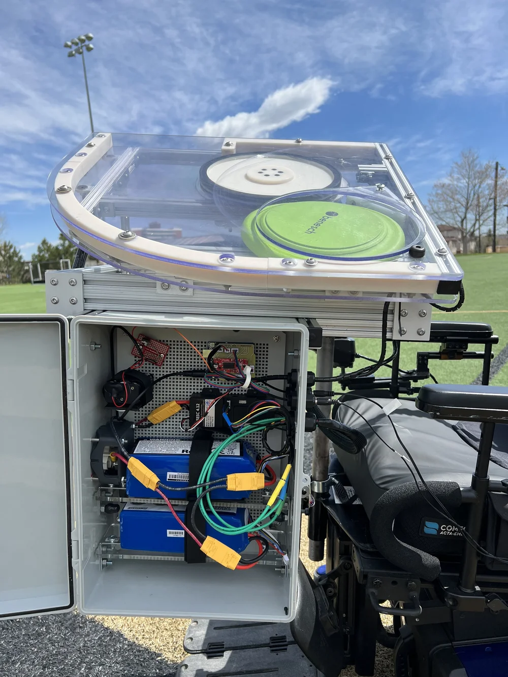 Wheelchair-Mounted Frisbee Golf Disc Launcher — Katie Schutt