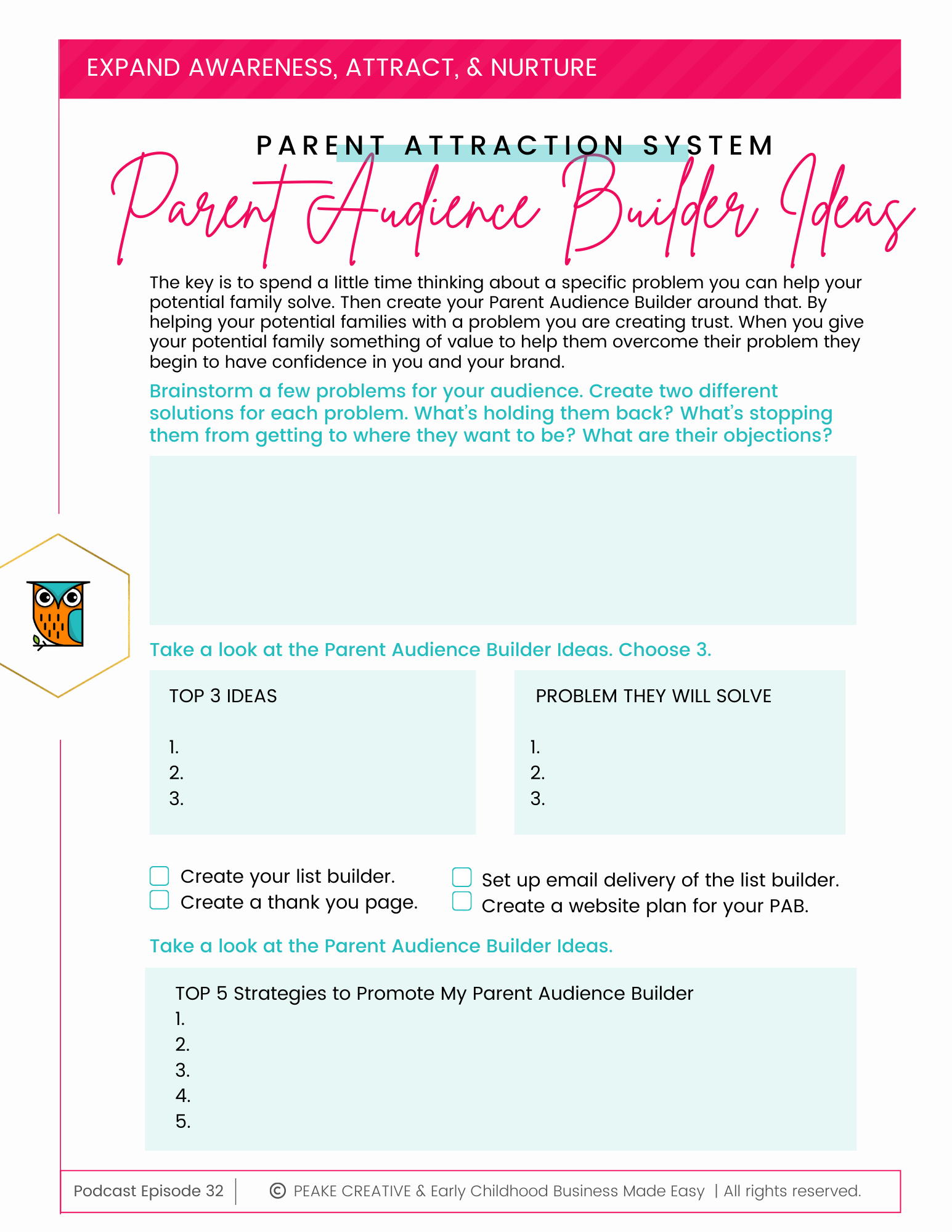 How to Use a Compelling Parent Audience Builder to Grow Your Early ...