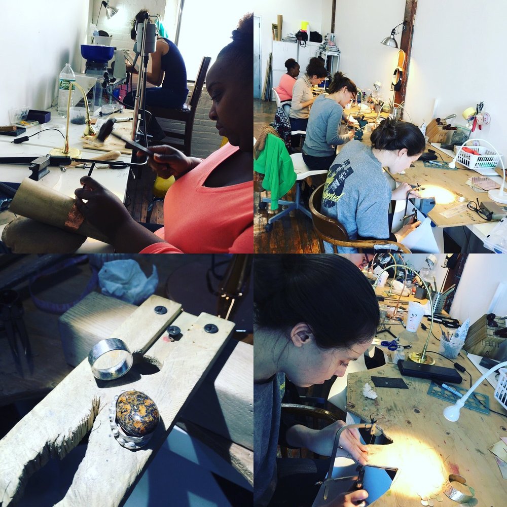 Learn jewelry making, wax carving,stone setting, silversmithing and ...