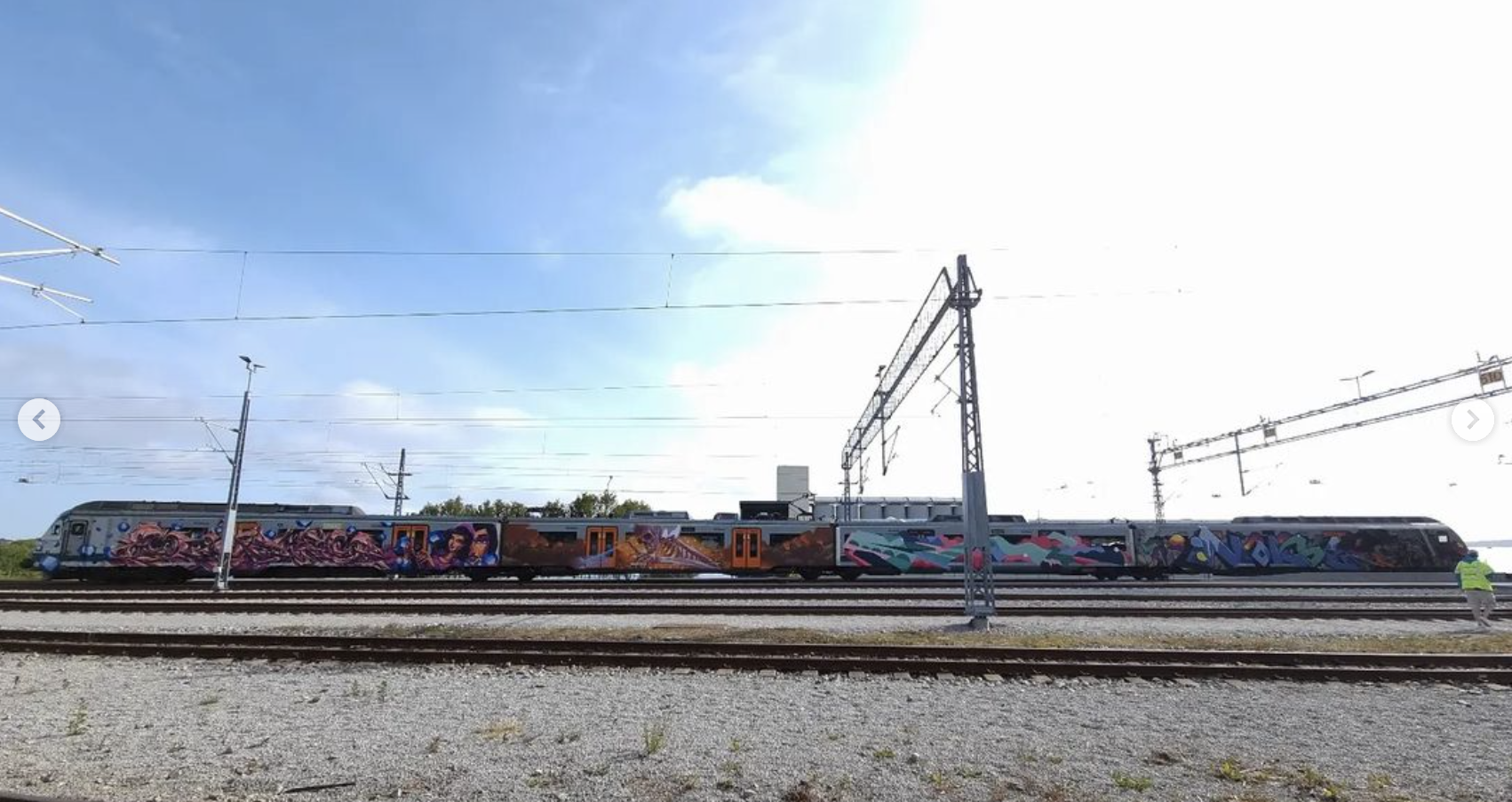 Norges første lovlig whole train: Graffiti møter offentlig aksept ...