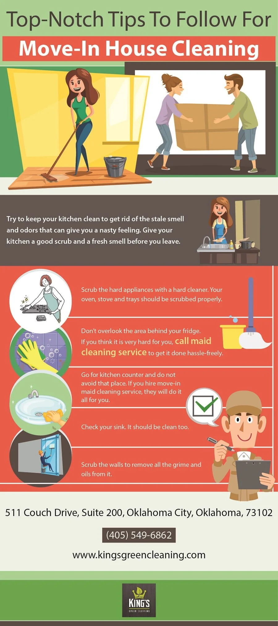 Top Notch Tips To Follow Move In House Cleaning (infographic)