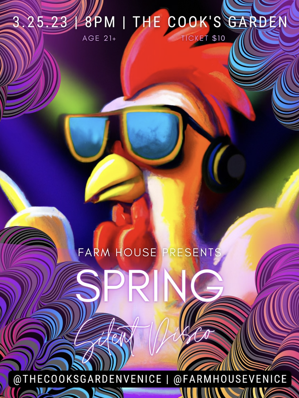 FARM HOUSE PRESENTS - Spring Silent Disco — The Cook's Garden