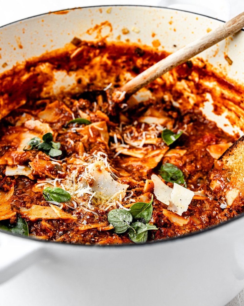 One Pot Lasagne Bolognese — Natural Spoonfuls