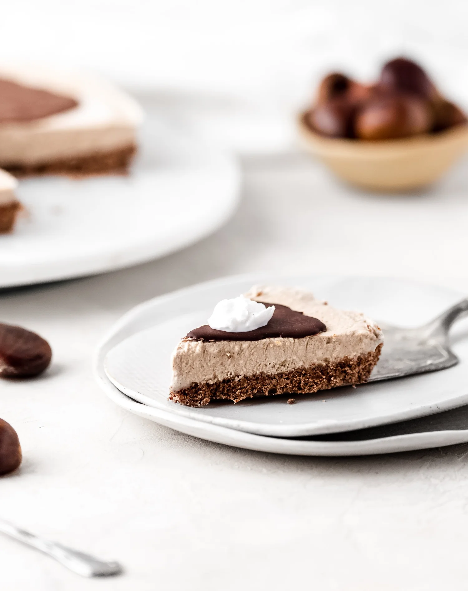 No Bake Chestnut Cheesecake — Natural Spoonfuls