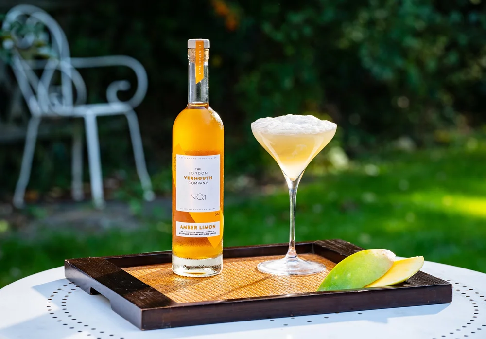 Mango Chill - No.1 Amber Limon Vermouth, Prosecco, Mango Sorbet
