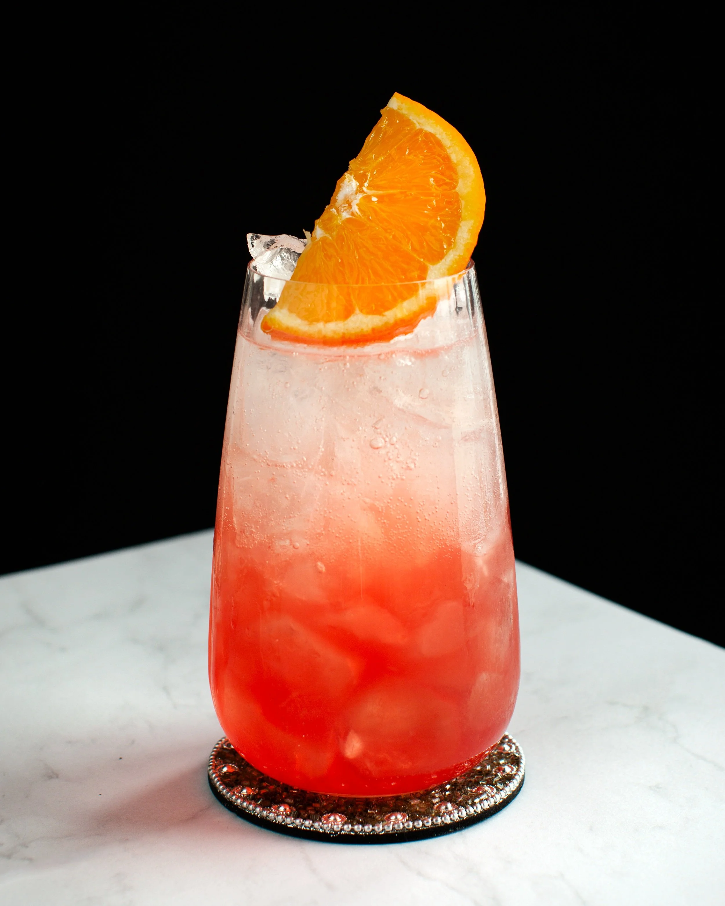 Rome with a View: No.3 S.E Dry Vermouth, Campari, Lime Juice, Soda