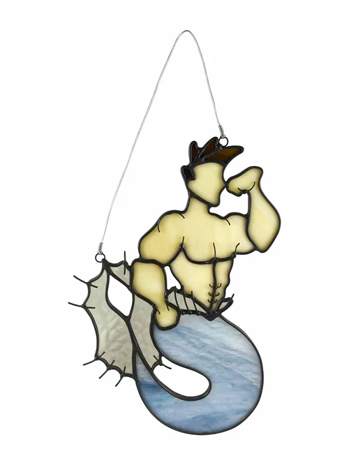 Mermaid Corner Frame | Stained Glass Art — Glasswork Pixie