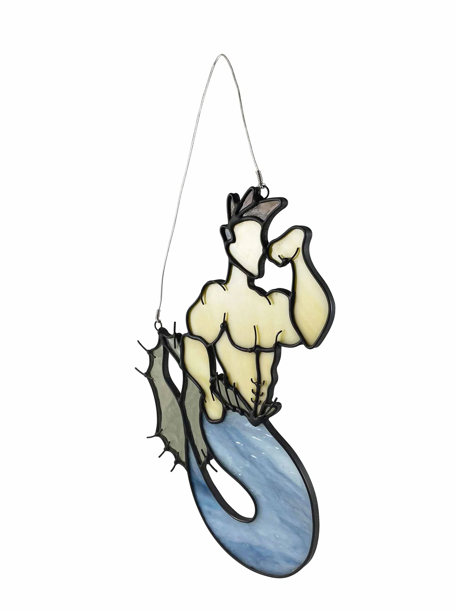 Mermaid Corner Frame | Stained Glass Art — Glasswork Pixie