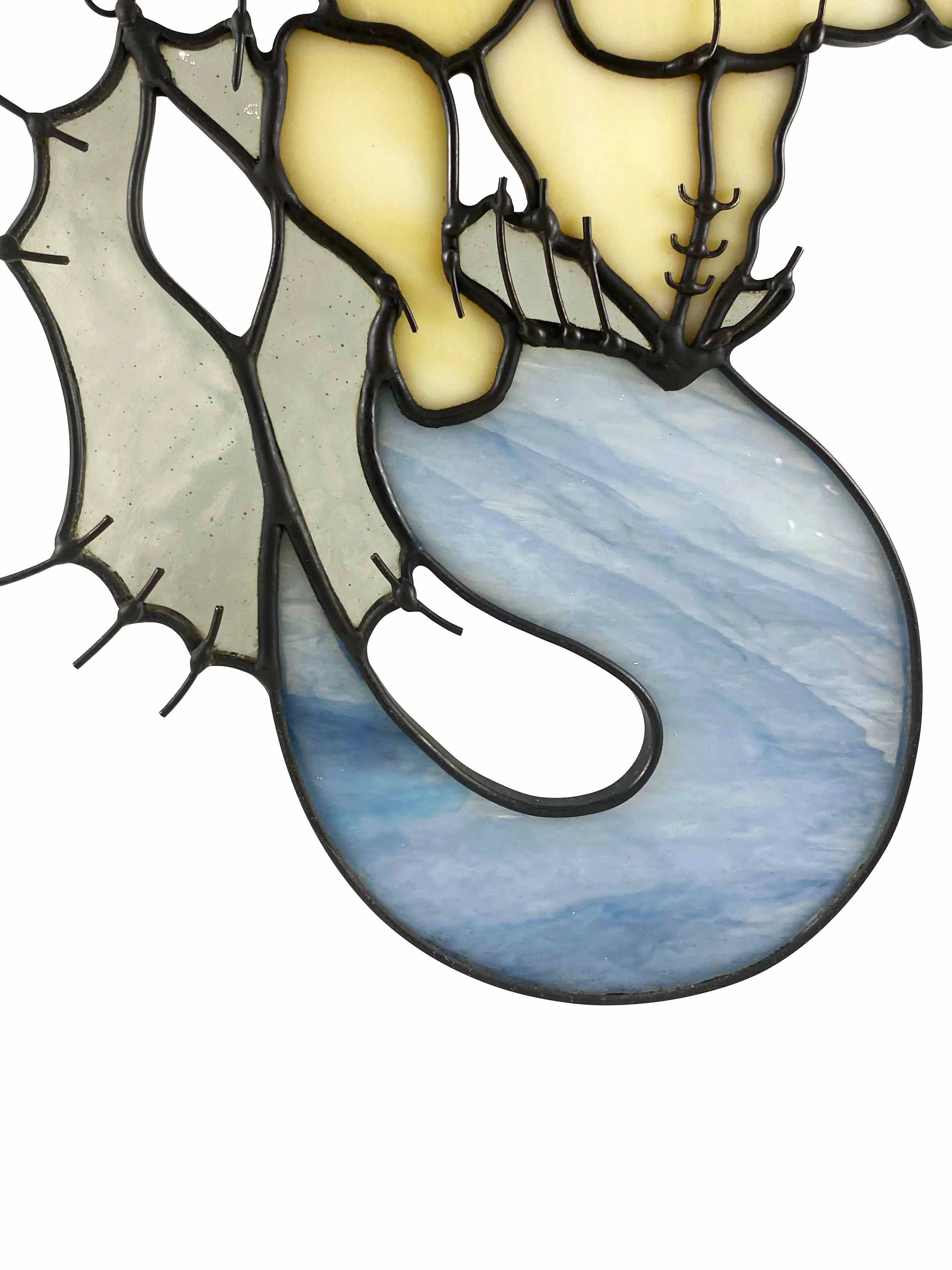 Mermaid Corner Frame | Stained Glass Art — Glasswork Pixie