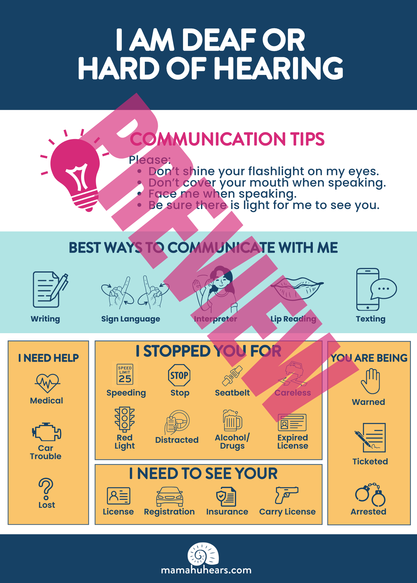 Printable- Preparing for School as a DHH Individual- Practice These ...