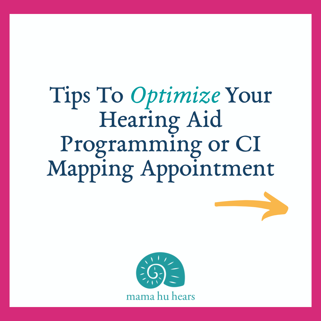 Tips to optimize your hearing aid programming or CI Mapping ...
