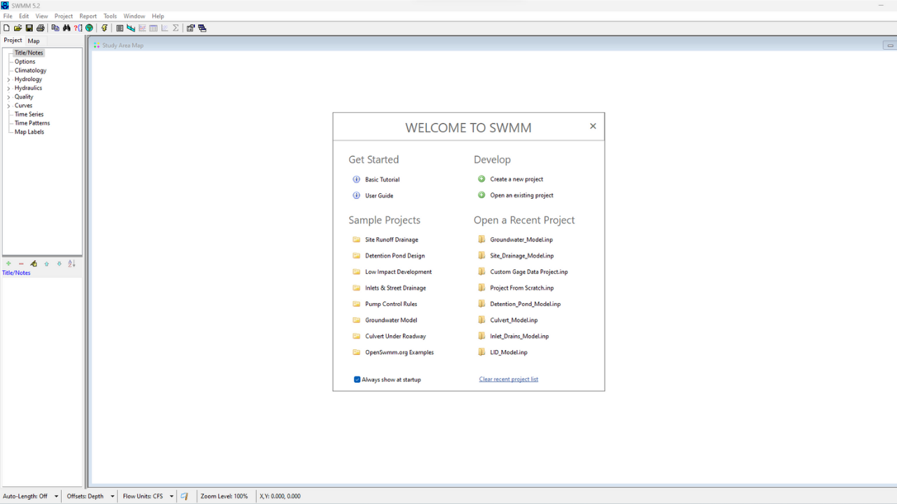 Download and Install EPA SWMM — Clear Creek Solutions